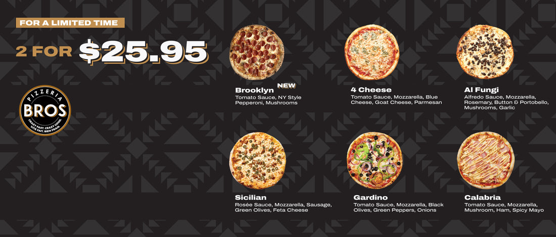 Pizzeria Bros | Gourmet Pizza Near Me – Ready in 90 Seconds ...